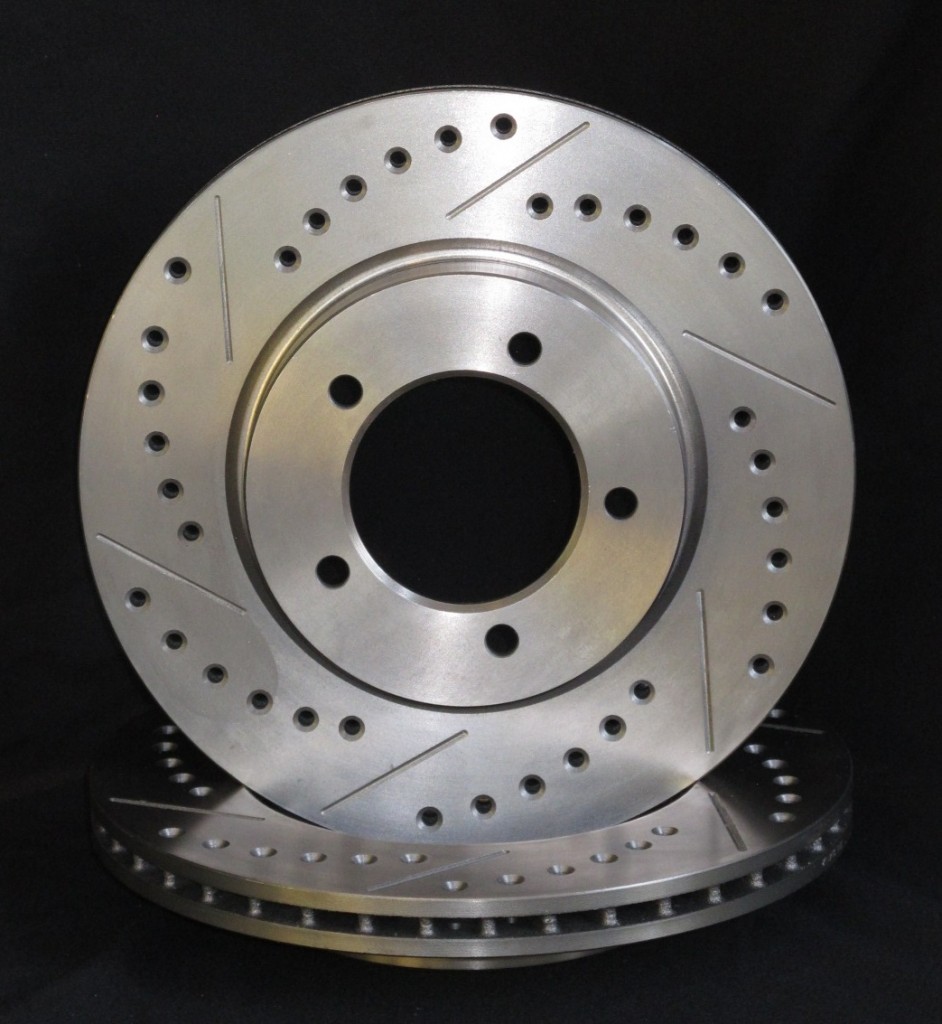 Cross drilled and slotted discs - Fosseway PerformanceFosseway Performance